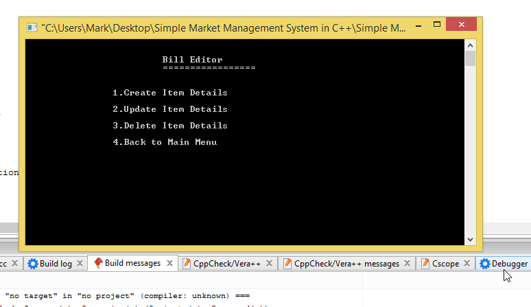 Simple Market Management System in C++ Free Source Code | SourceCodester